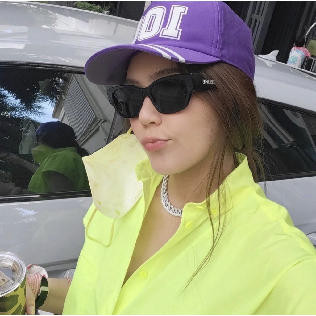 ส่งฟรี New Celine Monochroms 01 Sunglasses Ksirashop Thaipick
