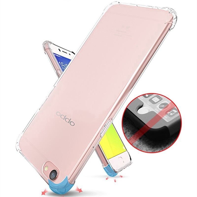 โปร่งใส เคสมือถือสำหรับ OPPO F3 F1 Plus R9s Case Casing เคสนิ่ม Cover ...