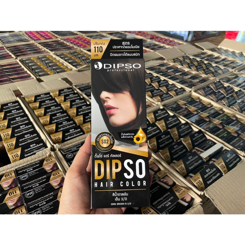 Dipso สีผมดิ๊พโซ่ สีสวยสม่ำเสมอ เม็ดสีติดทนนาน - beautyveni1628 - ThaiPick