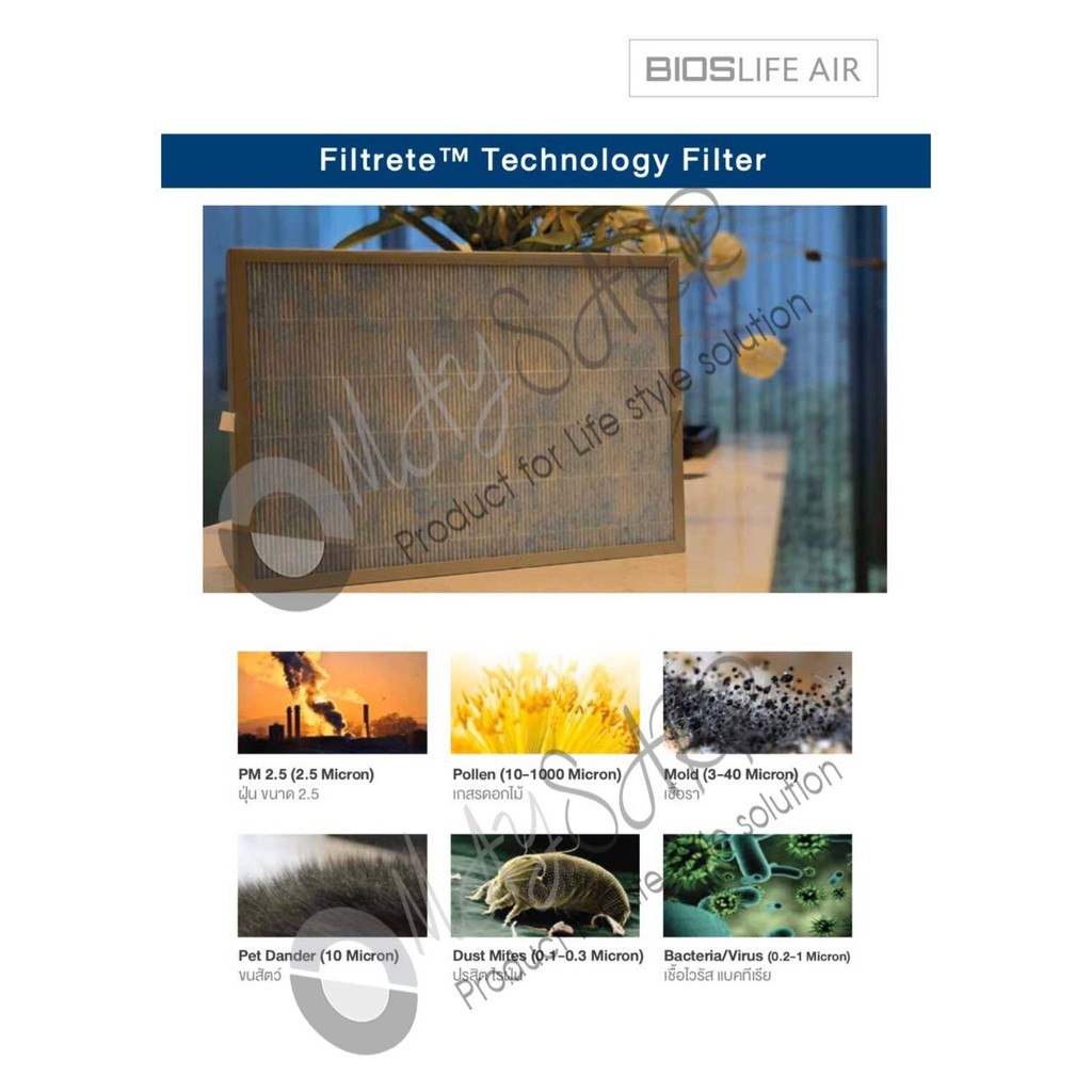 สินค้าพร้อมส่งเครื่องกรองอากาศในบ้าน Bios Life Air กรอง PM2.5 เชื้อ ...