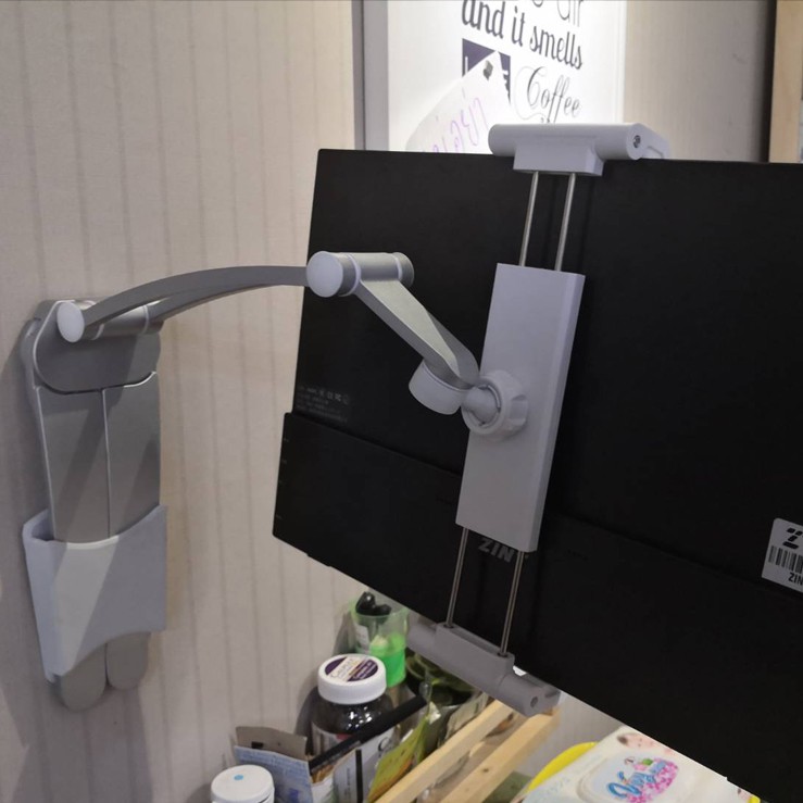 ZINT Desktop & Wall Pull Up 2in1 Portable Monitor Stand for Zint ...