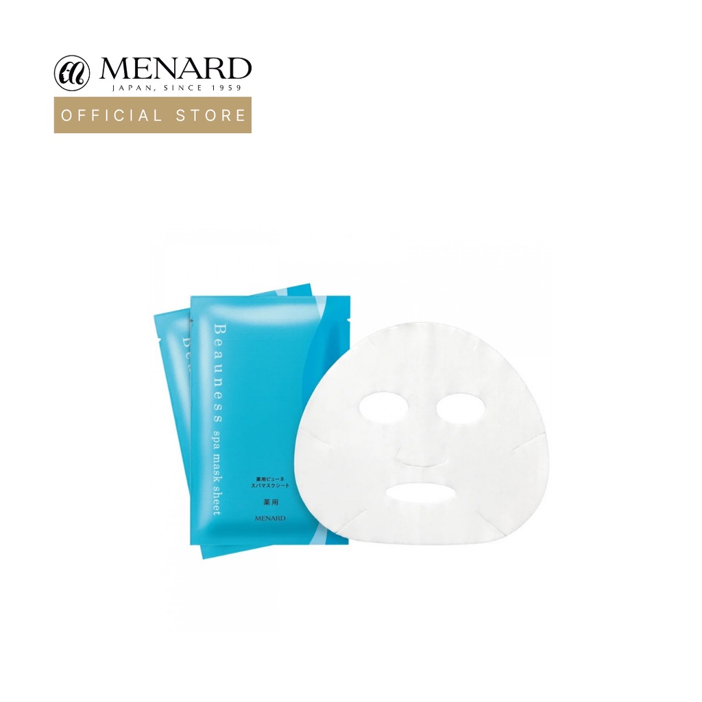 Menard Beauness Spa Mask Sheet มาส์กหน้าเข้มข้นชุ่มชื้นขึ้น 2 เท่า ( 1 ...