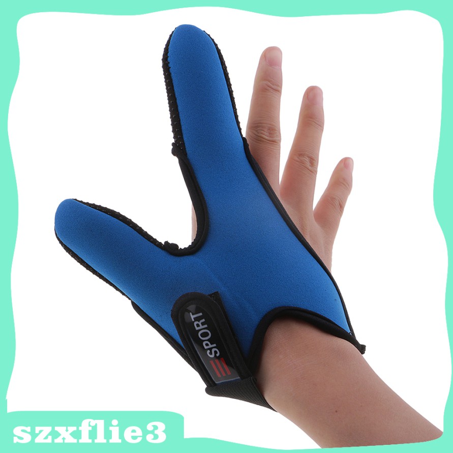 [Szxflie3] 2pcs Fishing Two Finger Gloves Non-Slip Thumb Index Finger ...