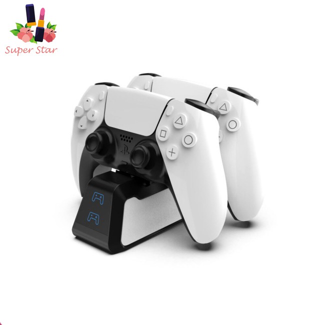 Super Ps5 Dual Usb อุปกรณ์แท่นชาร์จ 5 V 720 Mah สําหรับ Play Station 5 ...