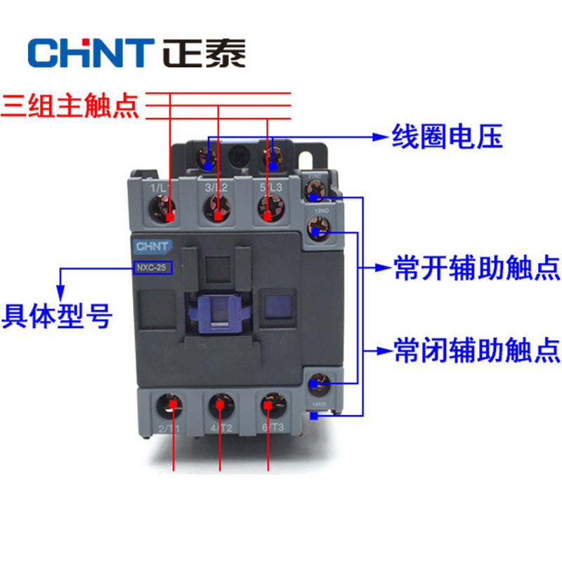 Zhengtai Kunlun AC Contactor NXC-25 Zhengtai Contactor CJX2-25 One open ...