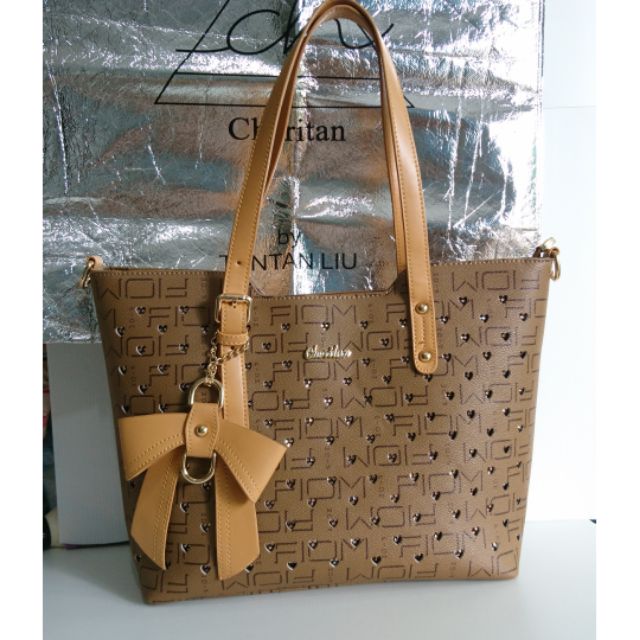 New กระเป๋าทรงช้อปปิ้ง แบรนด์แท้ Cheritan - lovebag_a - ThaiPick