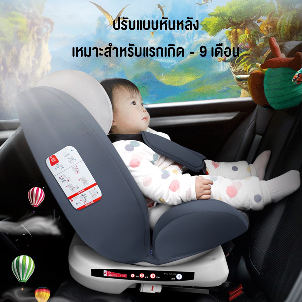 HAPPY PRINCE คาร์ซีท เบาะนั่งนิรภัยเด็ก รุ่น KL005 (สำหรับแรกเกิด-12 ปี ...