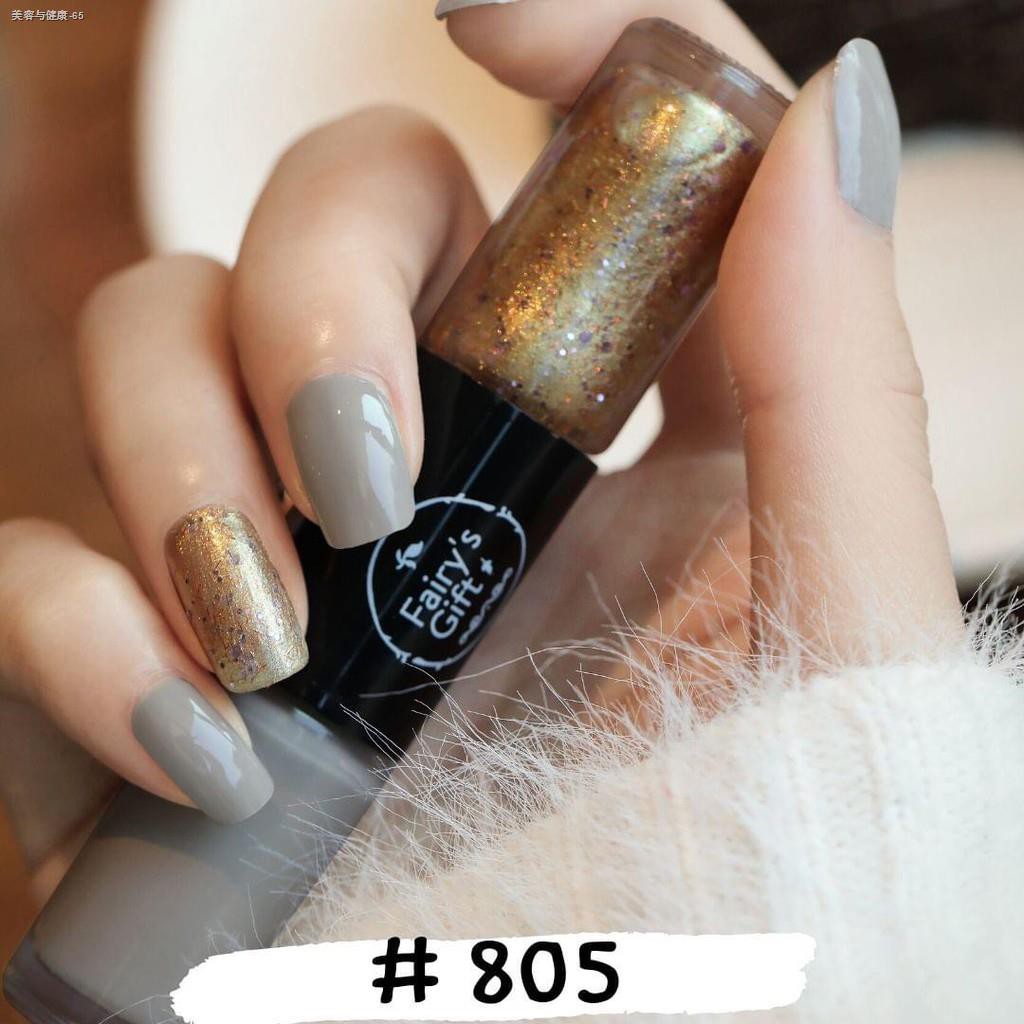 สีทาเล็บกึ่งเจล Fairys Gift ขนาด12ml.ไม่ต้องอบให้เสียเวลา สีสวยมากพร้อม ...