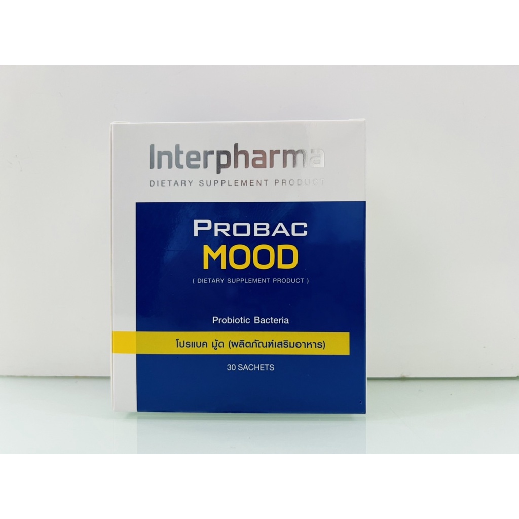 Interpharma Probac Mood 30 sachetsbox โปรแบค มู้ด ผลิตภัณฑ์เสริมอาหาร ...