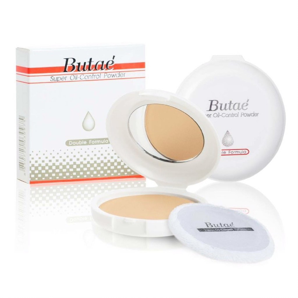 แป้งพัฟบูเต้ Butae Super Oil-Control Powder Double Formula 02 Soft ...