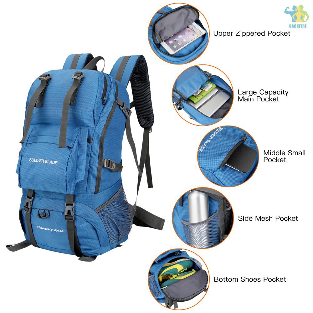 50L Camping Hiking Backpack Large Capacity Mountaineering Pack ...