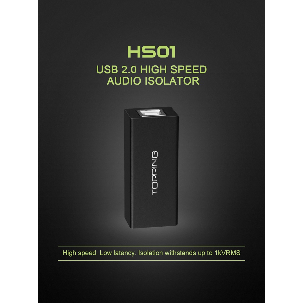 Topping HS01 Audio Isolator ป้องกันไฟย้อน เสียงจี่ สำหรับเครื่องเสียง ...
