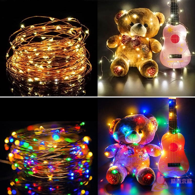 Dragon Nightlight 10M 100LED Novelty Copper Fairy Lights 5V USB LED ...