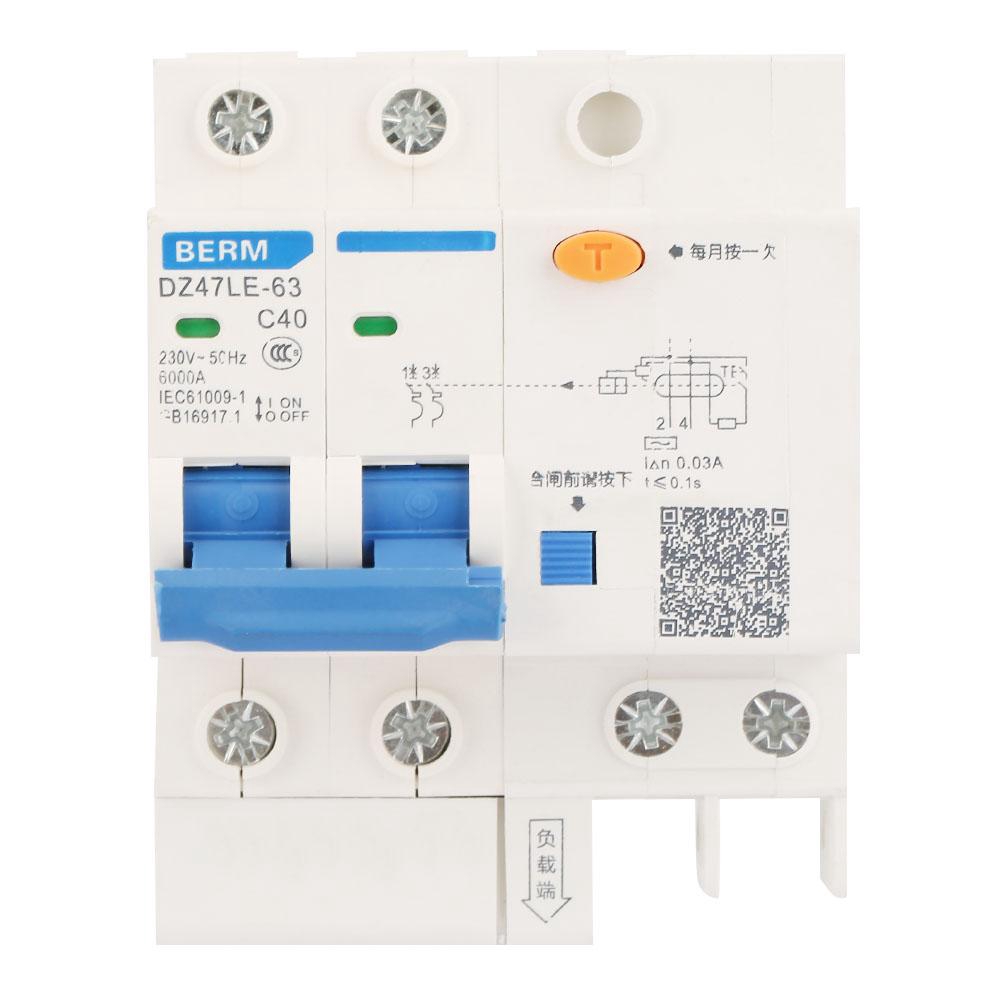 DZ47LE-63 2P+2 40A Residual Circuit Circuit Breaker Over Current Leakage Protection - xguli.th ...