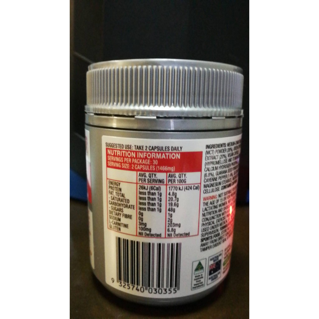 Naturopathica Fatblaster Keto Fit Fire 60 Capsules ฉลากออสเตรเลีย ...