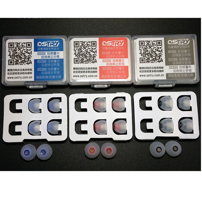 Ostry OS100 OS200 OS300 จุกหูฟังอินเอียร์ ซิลิโคนนิ่ม สําหรับ KC06 ...