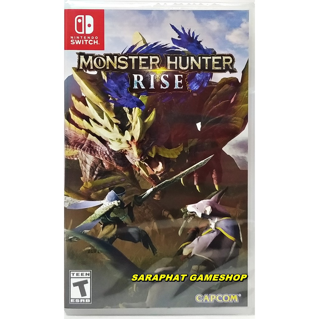 พร้อมจัดส่ง NINTENDO SWITCH MONSTER HUNTER RISE ปก US Eng Ver. 6m1d ...