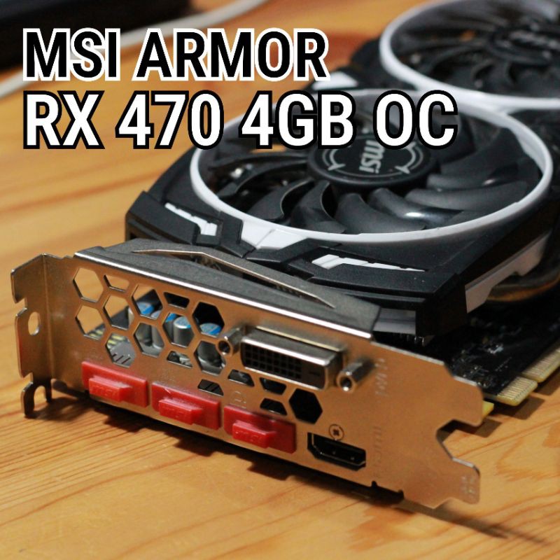 MSI ARMOR RX 470 4GB OC Radeon - ขายแล้วครับ - nsolution - ThaiPick