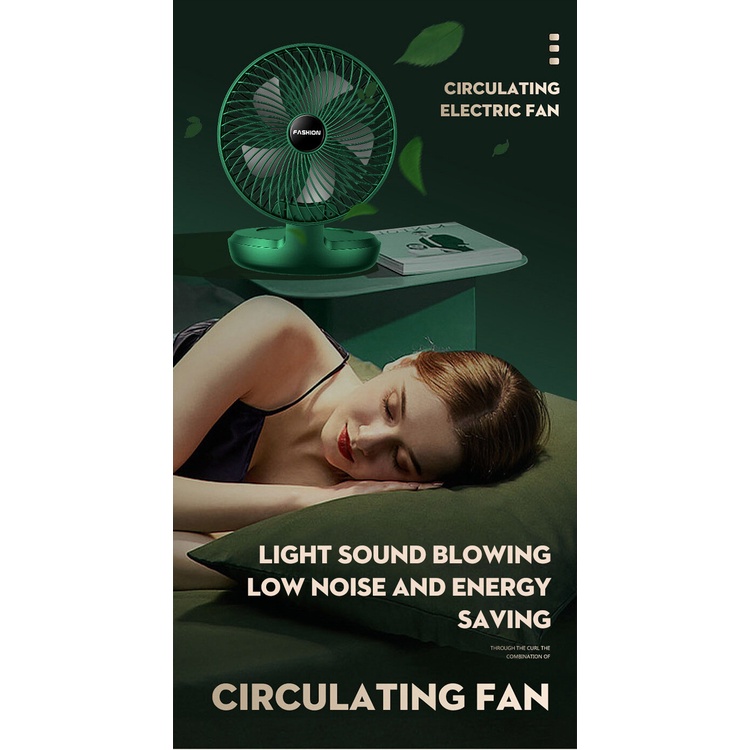 8 Inch USB Mini Foldable Fan Office Household Fan Desktop Portable Air ...