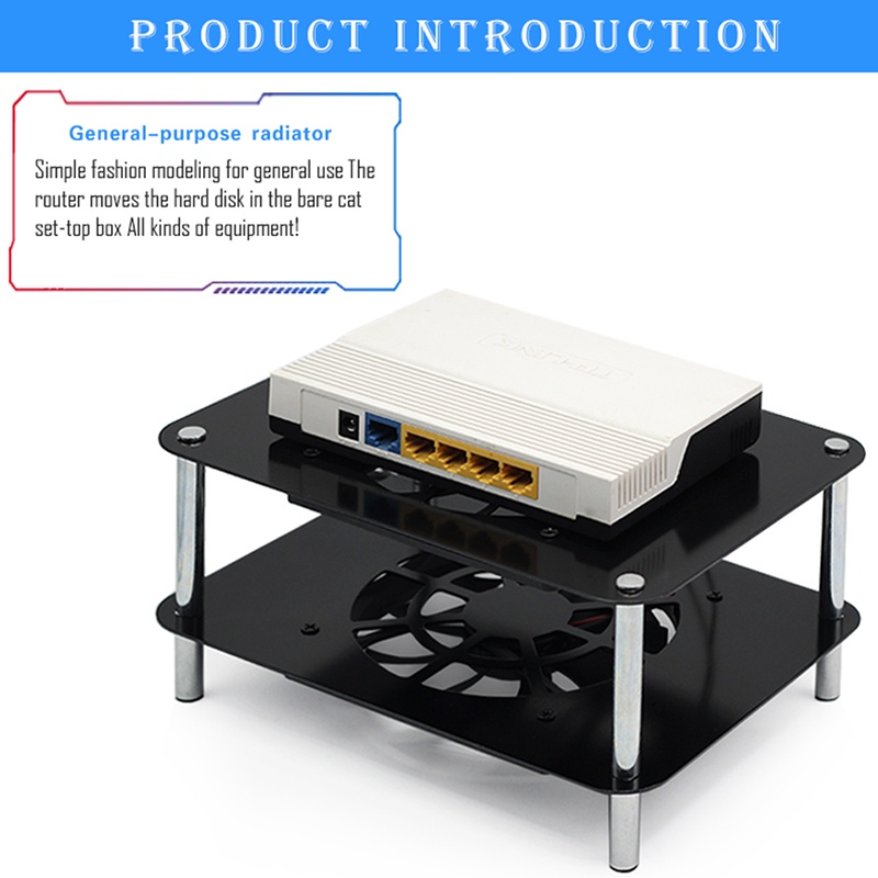 Longyou Wireless Router Cooling Fan TV Box Android 7.1 DC 5V USB Power ...