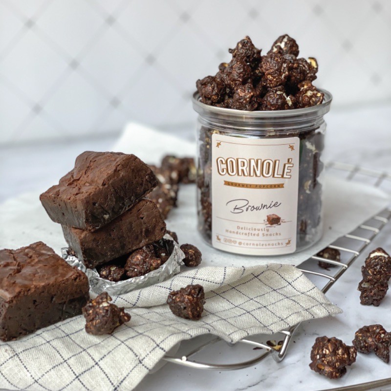 CORNOLÉ(คอร์นโนเล่) popcorn ป๊อปคอร์น รสบราวนี่ ช็อคโกแลต ...