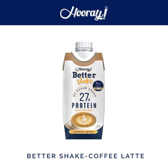HOORAY Better shake milkshake High Protein WHEY CASEIN โปรตีนสูง ช่วย ...