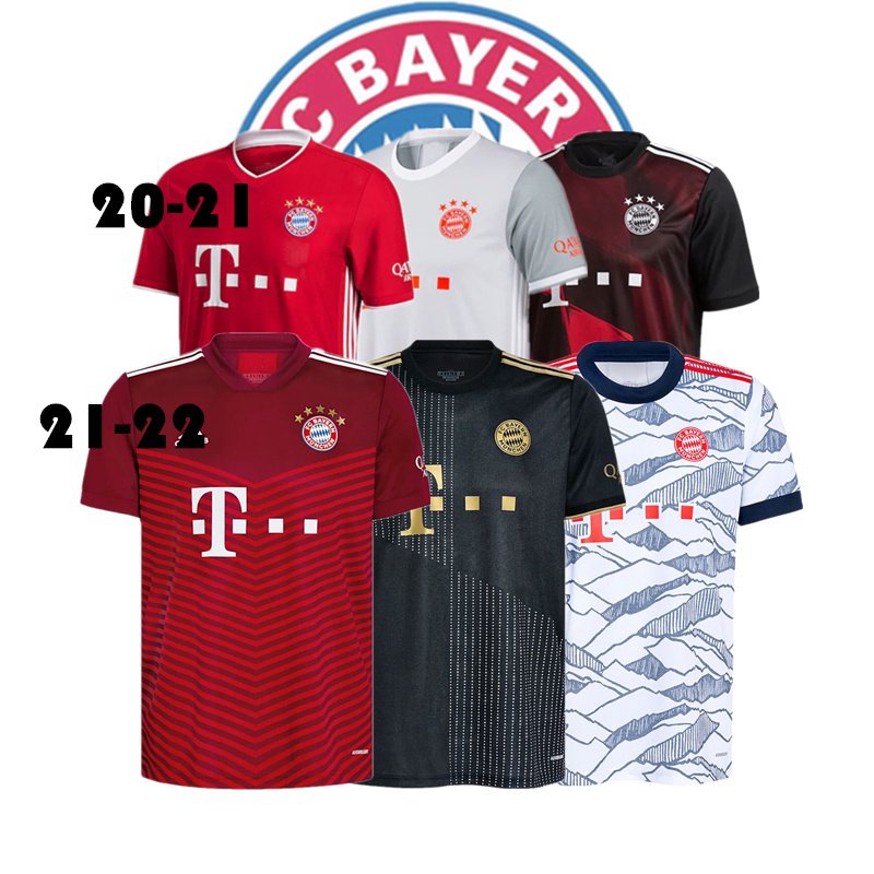 High Quality 2020-2021-2022 Bayern Munich Jersey Home 3RD Away soccer ...