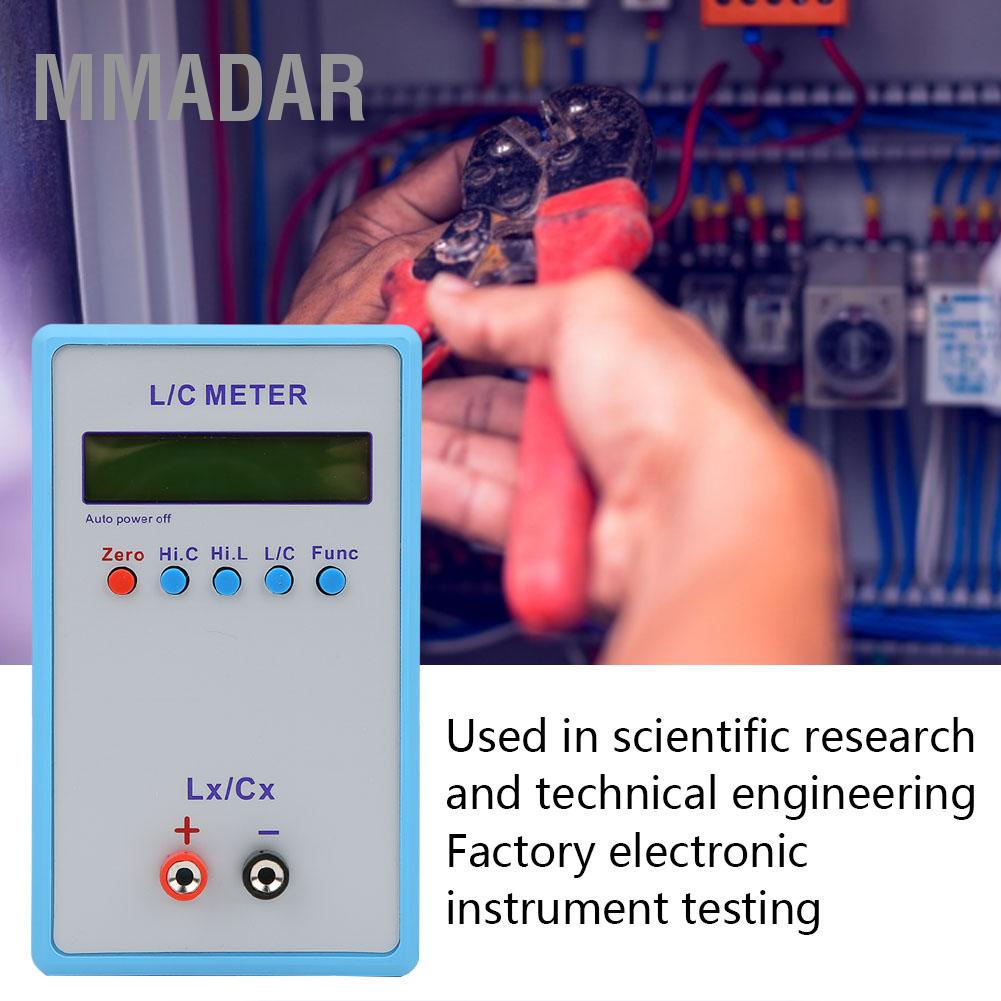 MMADAR Inductance Capacitance Meter Handheld L/C Electric ABS LCR ...