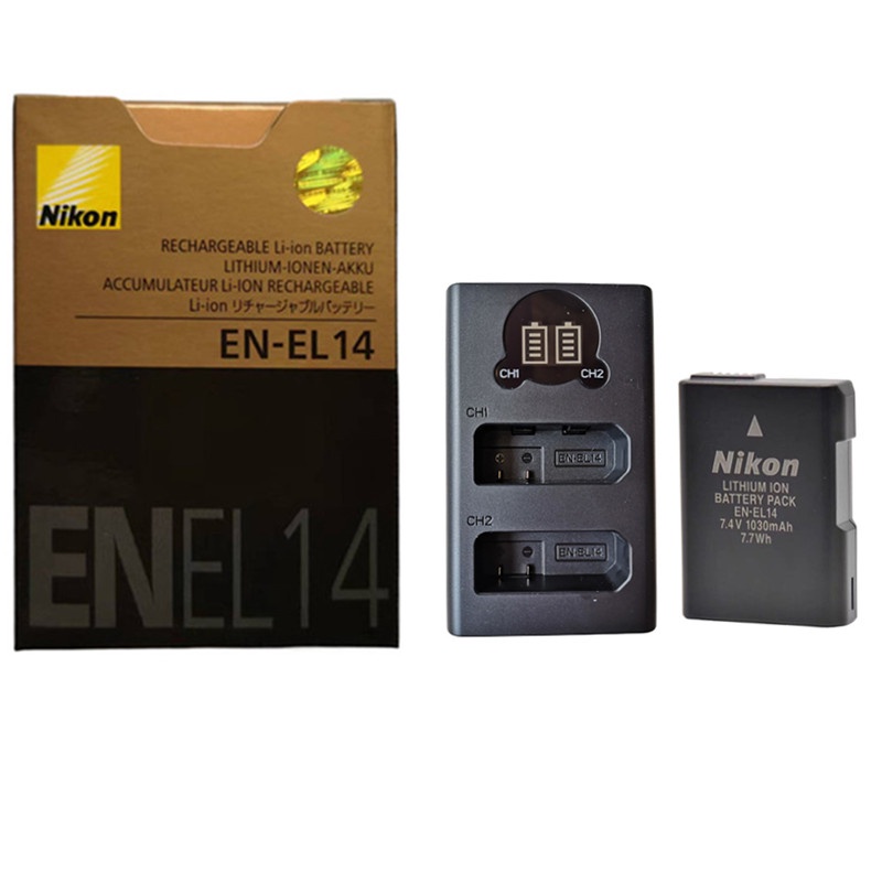 Battery BATMAX EN-EL14 EN-EL14a ใส่กล้อง NIOKN D3300 D3200 D3100 D5100 ...