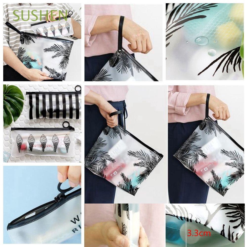 Sushen กระเป๋าเครื่องสําอางแฟชั่นลายต้นไม้ - sushen1.th - ThaiPick