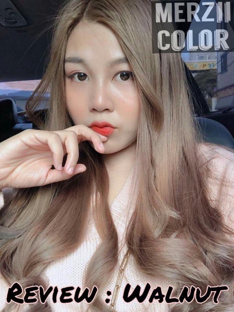 MERCY COLOR ทรีเมนท์สีออแกนิคสีน้ำตาลWalnut - beauty_for_hers - ThaiPick