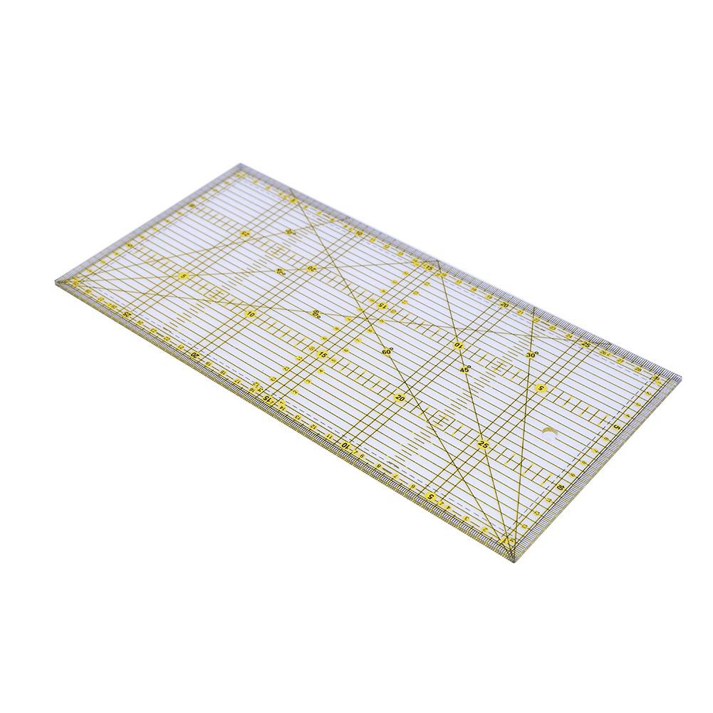ACT 30 X 15cm Durable Clear Acrylic Quilt Ruler Handmade Patchwork ...