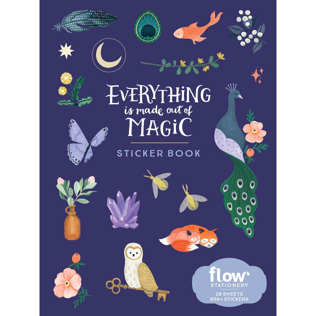 หนังสืออังกฤษใหม่พร้อมส่ง Everything Is Made Out of Magic Sticker Book ...
