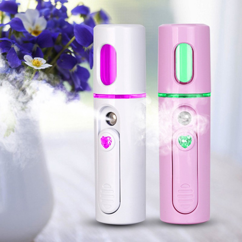 เครื่องทำให้แฉะ Portable Nano Spray Meter Facial Face Mist Handy ...