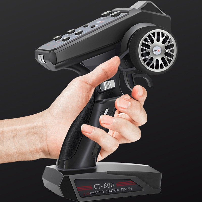 ღღHOTRC CT-600 CT400 6CH 4CH 2.4GHz Radio System Transmitter Remote ...