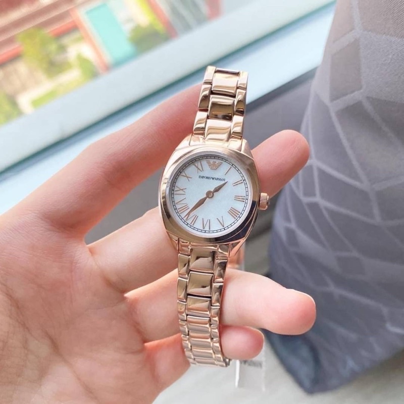 ผ่อน0%แท้100% นาฬิกาข้อมือ Emporio Armani Women's Two-Hand Rose Gold ...