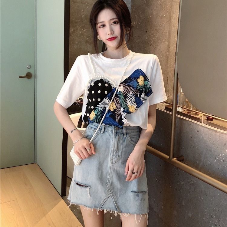 ️summer girl️(M-2XL)เสื้อยืดแชนสั้น สำหรับสตรี - sgrapefruitbb - ThaiPick