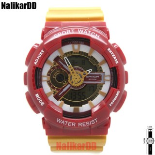 Sport Watch SAMDA (2Tone) นาฬิกาผู้ชาย-ผู้หญิงและเด็ก สายยาง ระบบเข็ม ...