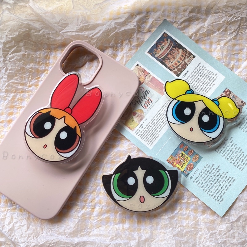 พร้อมส่ง Powerpuff girls Griptok กริ๊บต๊อกติดหลังมือถือ - bonnycozy ...