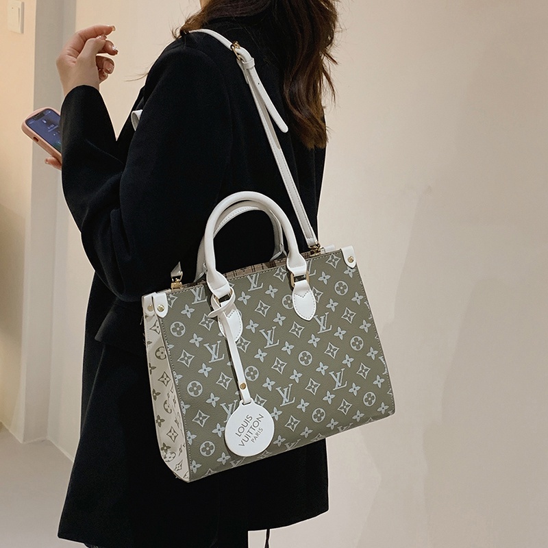 Premium IV Neverfull Handbag Women Beg Tangan Wanita Leather Tote Bag ...