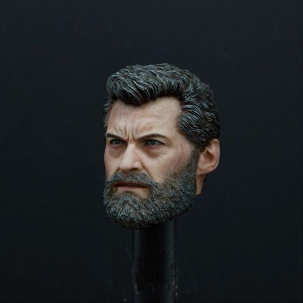 ตุ๊กตาฟิกเกอร์ 1 / 6 th Wolverine 3 Logan Head sculpt for 12 Slj8 ...