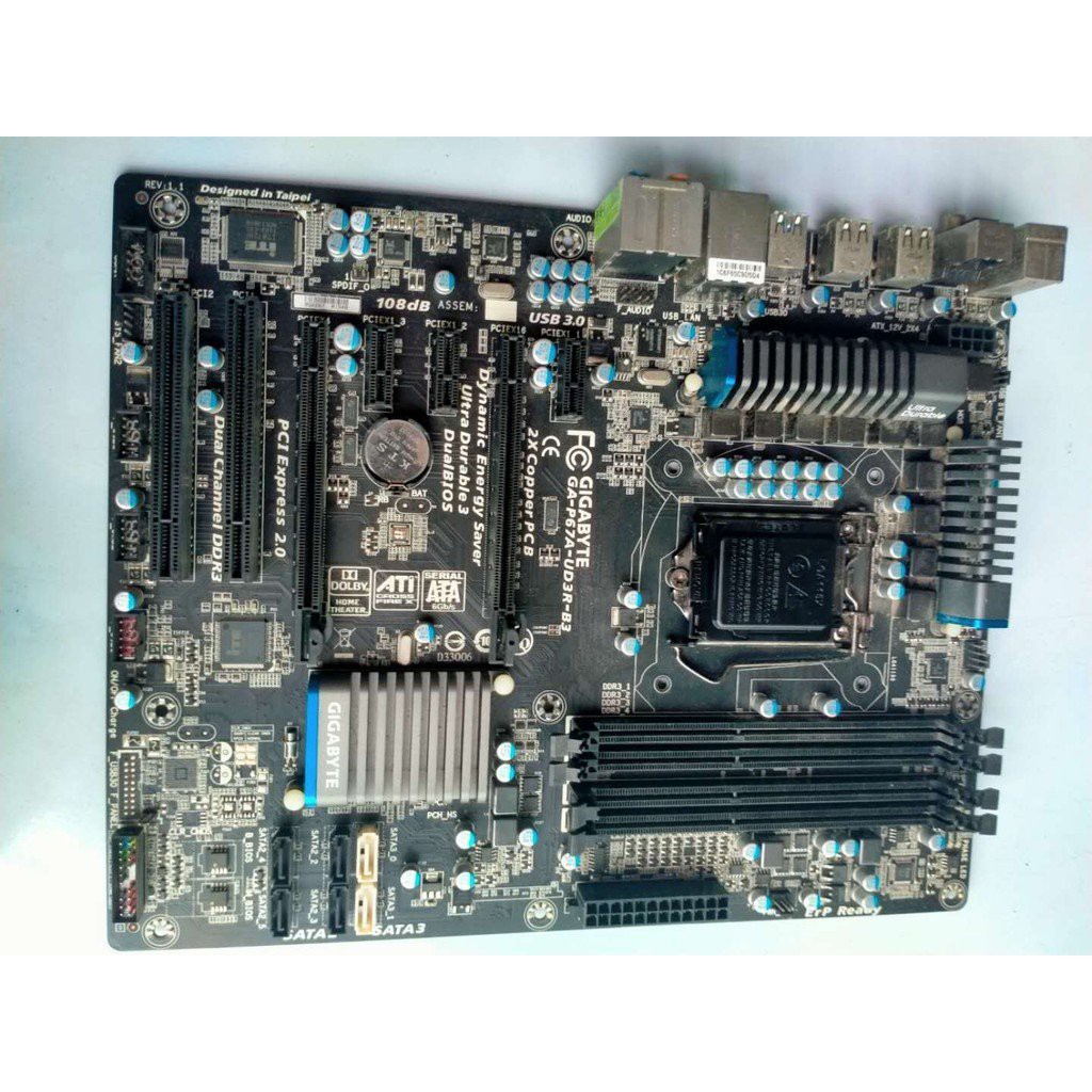 (มีสต๊อก)GIGABYTE GA-P67A-UD3R-B3 Desktop Motherboard P67 Socket LGA ...