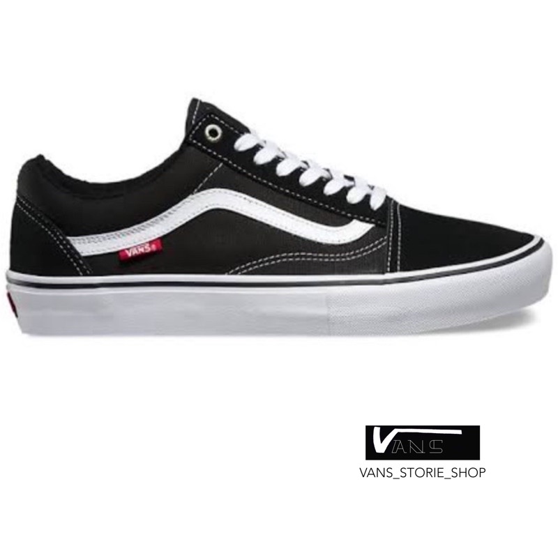 Vans Old Skool Pro Black White Sneakers สินค้ามีประกันแท้ Shopee Thailand