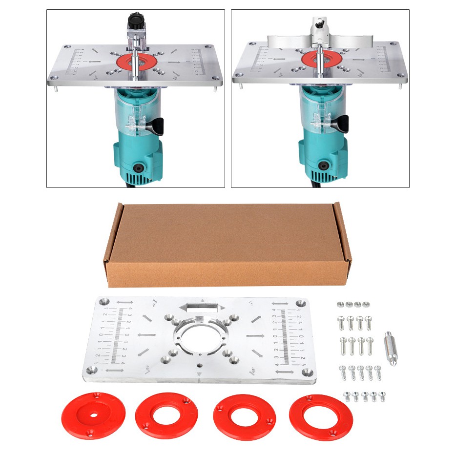 235x120x8mm Trimming Machine Flip Panel Woodworking Trimmer Router ...