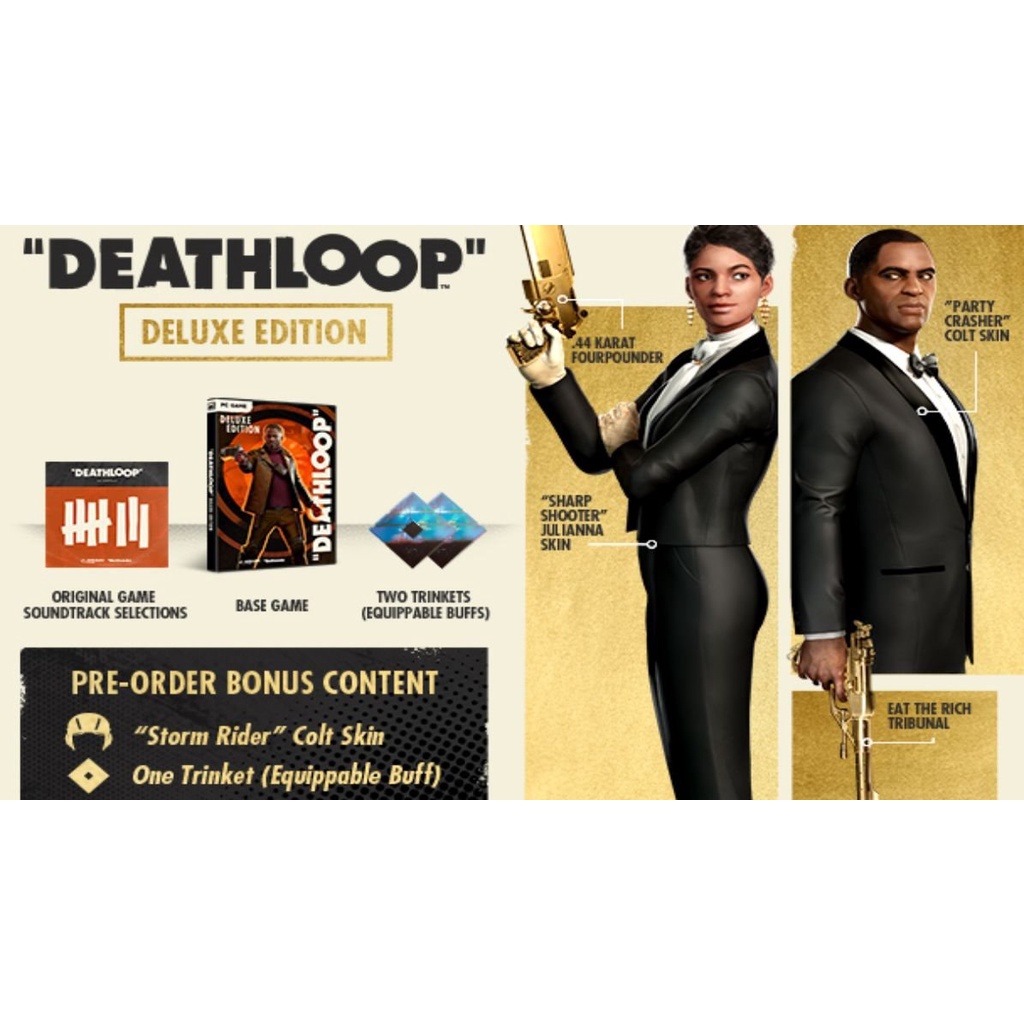 DEATHLOOP - Deluxe Edition All DLC + Preorder Bonus Steam Offline | Shopee Thailand