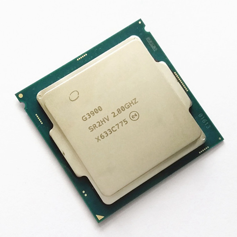G3900 โปรเซสเซอร์ CPU และแผ่นความร้อน แกนคู่ 2.8GHz LGA1151 CPU สําหรับ ...