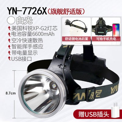 юぃLED ไฟแสงจ้าชาร์จ super bright ชุดหูฟัง18650แบตเตอรี่ลิเธียมแบตเตอรี่ ...