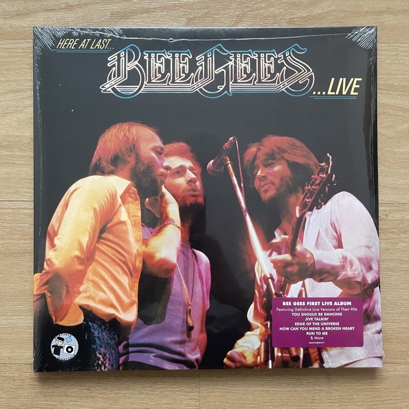 แผ่นเสียง Bee Gees Here At Last - Bee Gees Live 2 Vinyl LP Album ...