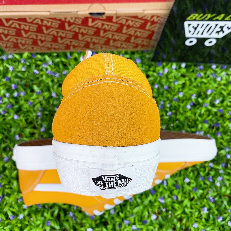 Vans Style 36 Old Skool Mustard Yellow Earthy Yellow White Line Suede ...