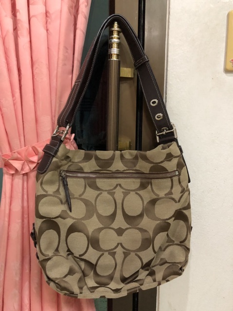 Used 24CM SIGNATURE DUFFLE (COACH F15067) - mj555 - ThaiPick